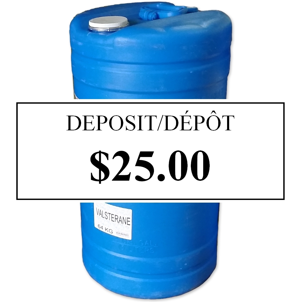 Refundable empty container for hydrogen peroxide 64kg | Groupe ...