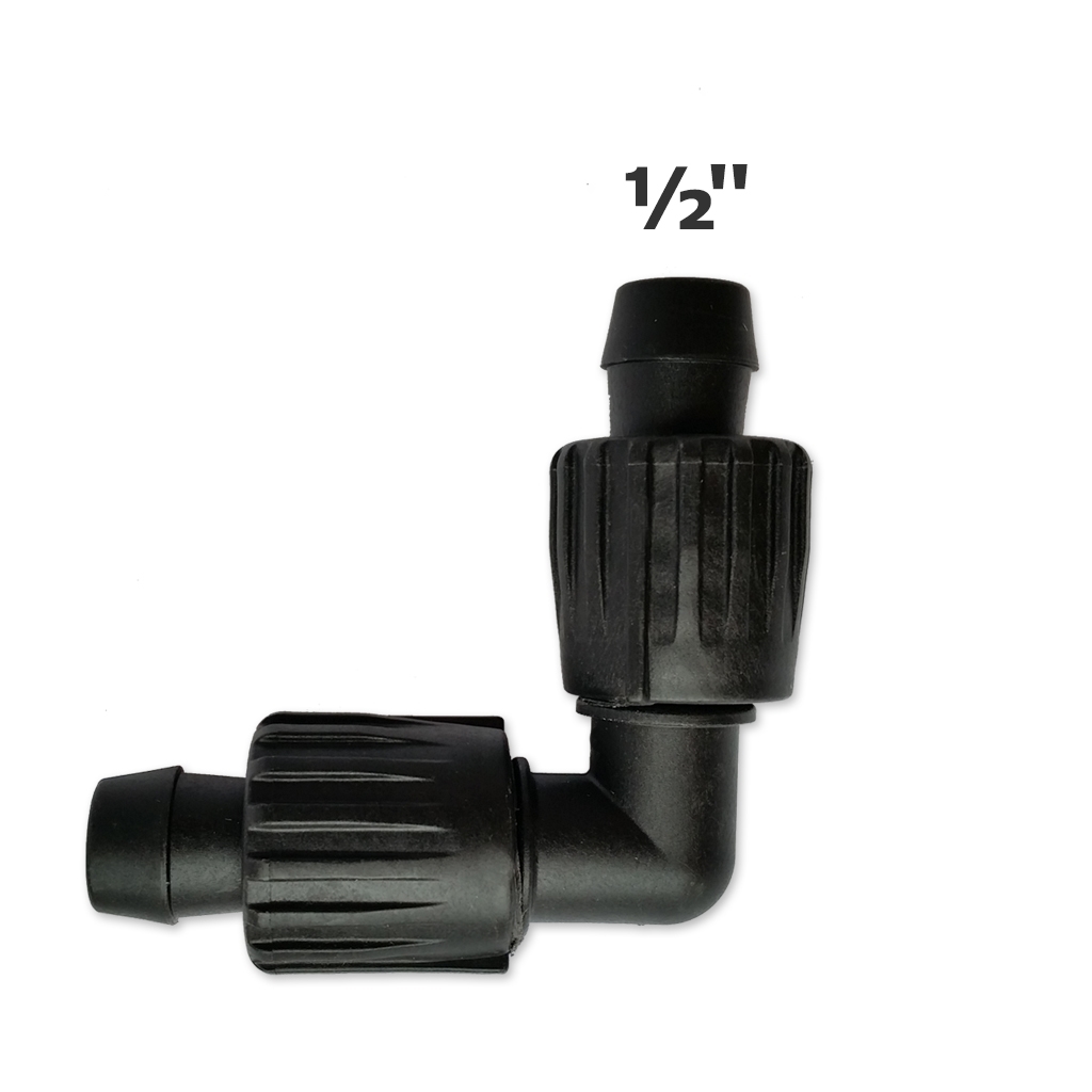 Perma-Loc Elbow 1/2" quick coupling Irritec | Groupe horticole ledoux inc.