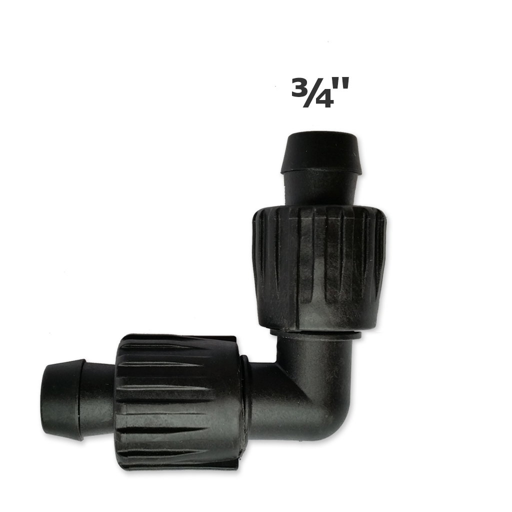 Perma-Loc Elbow 3/4" quick coupling Irritec | Groupe horticole ledoux inc.